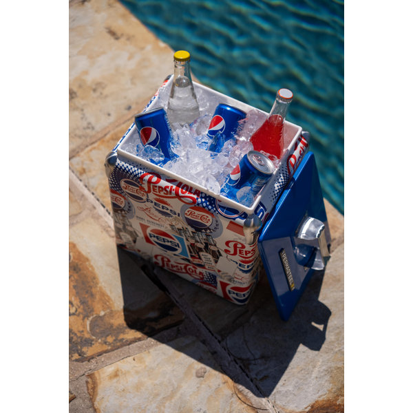 Permasteel Pepsi 14-Quart Small Portable Cooler - Heritage Limited Edition | Wayfair